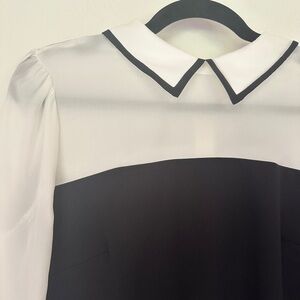 Tommy Hilfiger | Dresses | Tommy Hilfiger Black And White Point Collar ...